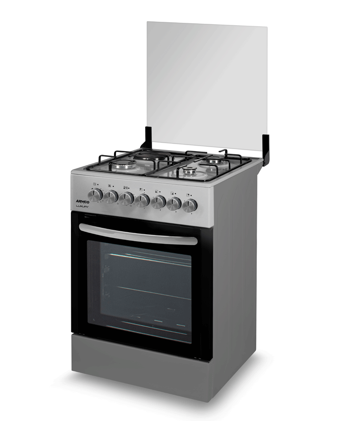 ARMCO GC-F5831JX(SL) - 3Gas, 1 Electric, 58x58cm Cooker with Flame ...