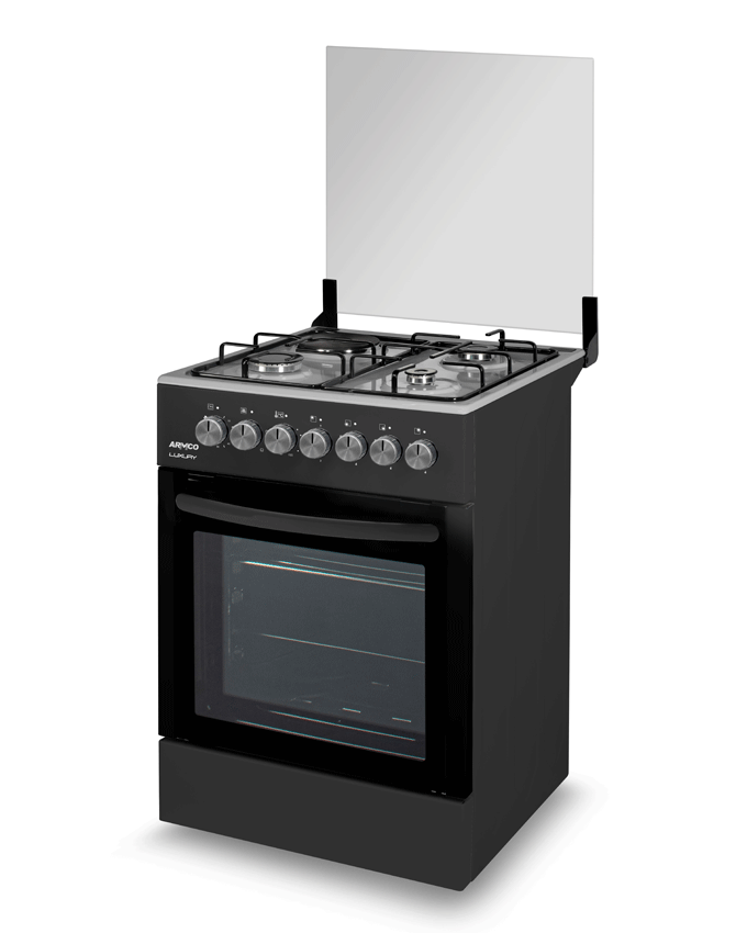 ARMCO GC-F5831JX(BK) - 3Gas, 1 Electric, 58x58cm Cooker with Flame ...